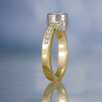 Diamond Bezel Cluster Ring – Metal Art Studio